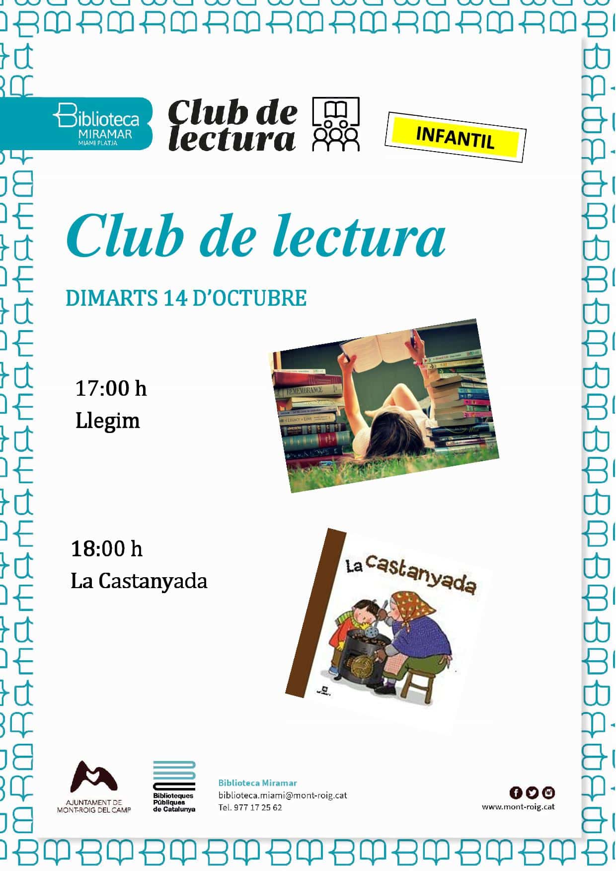 Club de lectura infantil - Ajuntament de Mont-roig del Camp